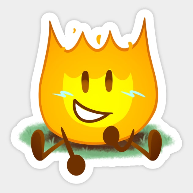 Firey (Battle For Dream Island) - Firey Bfdi - Sticker | TeePublic